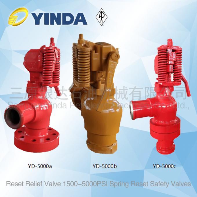 3" Reset Relief Valve , Pressure Range 1500 THRU 5000 Psi Standard ...